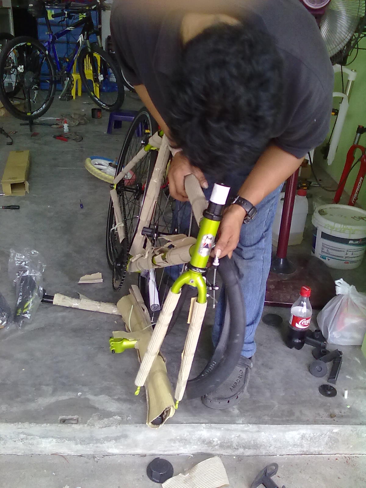 KEDAI BASIKAL LASAK NILAI: GAMBAR-GAMBAR BASIKAL BARU TIBA.