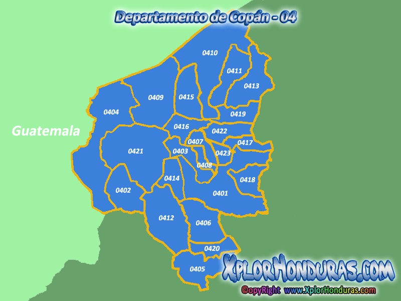 Descubre el Departamento de Copán: Municipios de Copán