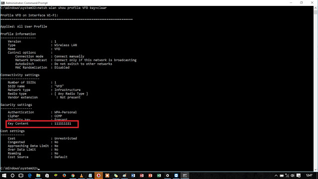 HOW TO KNOW CONNECTED WI-FI PASSWORD IN YOUR COMPUTER USING CMD ~ Timana