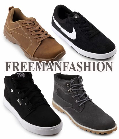 Gaya dan Model Sepatu Pria Keren Terbaru 2014