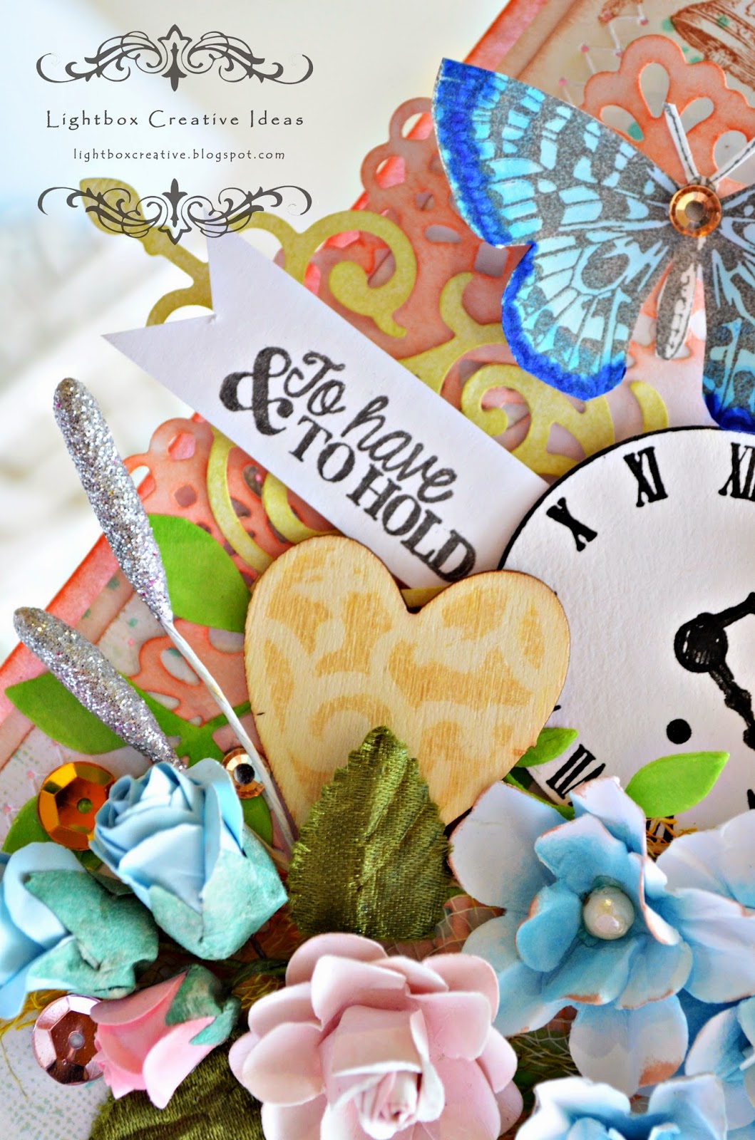 Lightbox creative Ideas: Tall & Floral love card