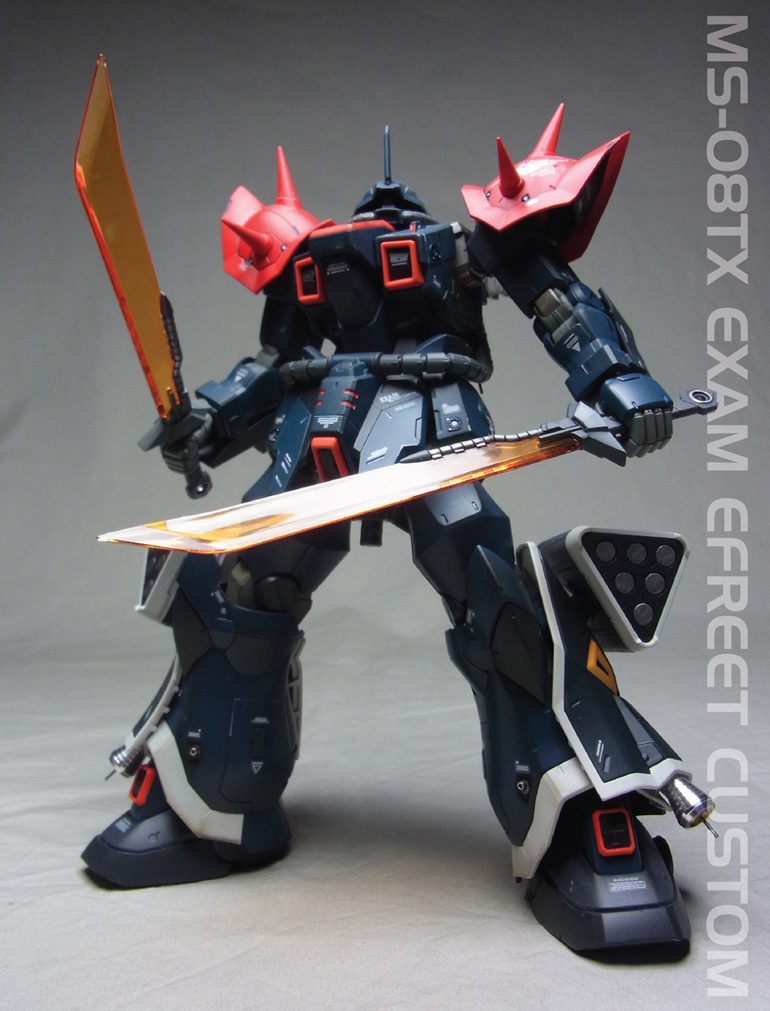 GUNDAM GUY: RE/100 EXAM Efreet Custom - Painted Build