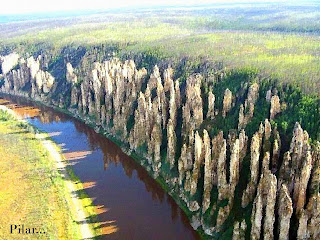 PILAR Y SUS COMPLICES: PILARES RIO LENA-SIBERIA-RUSIA.