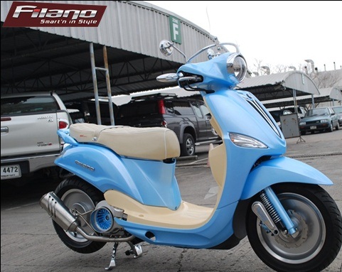 Skuter Matik Yamaha Filano Style Modifikasi