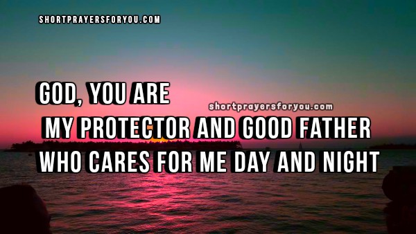 Bedtime Short Prayer with christian images