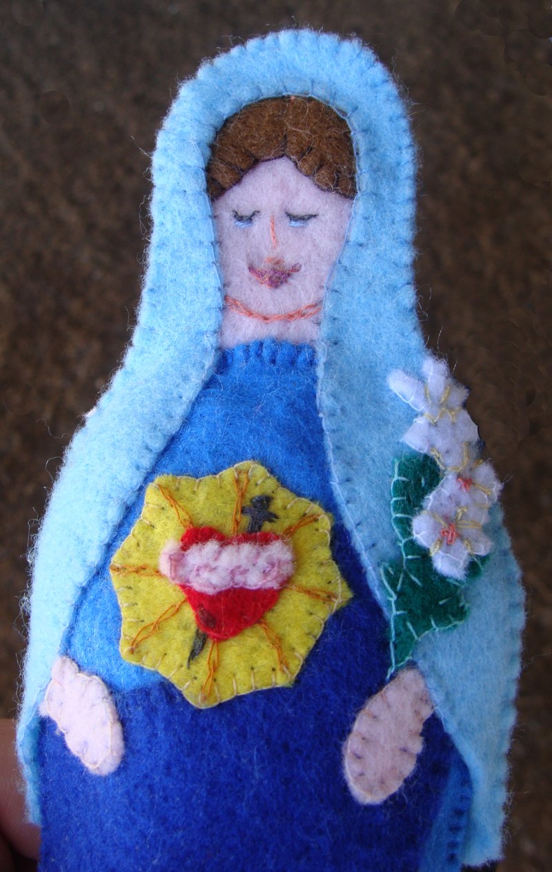 Under Her Starry Mantle: Religious Felt Dolls for the Atrium