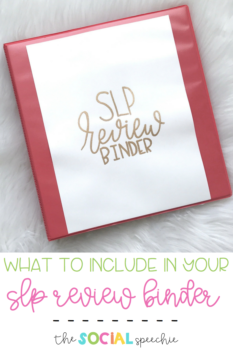 SLP Review Binder to Prepare for Grad School | The Social Speechie