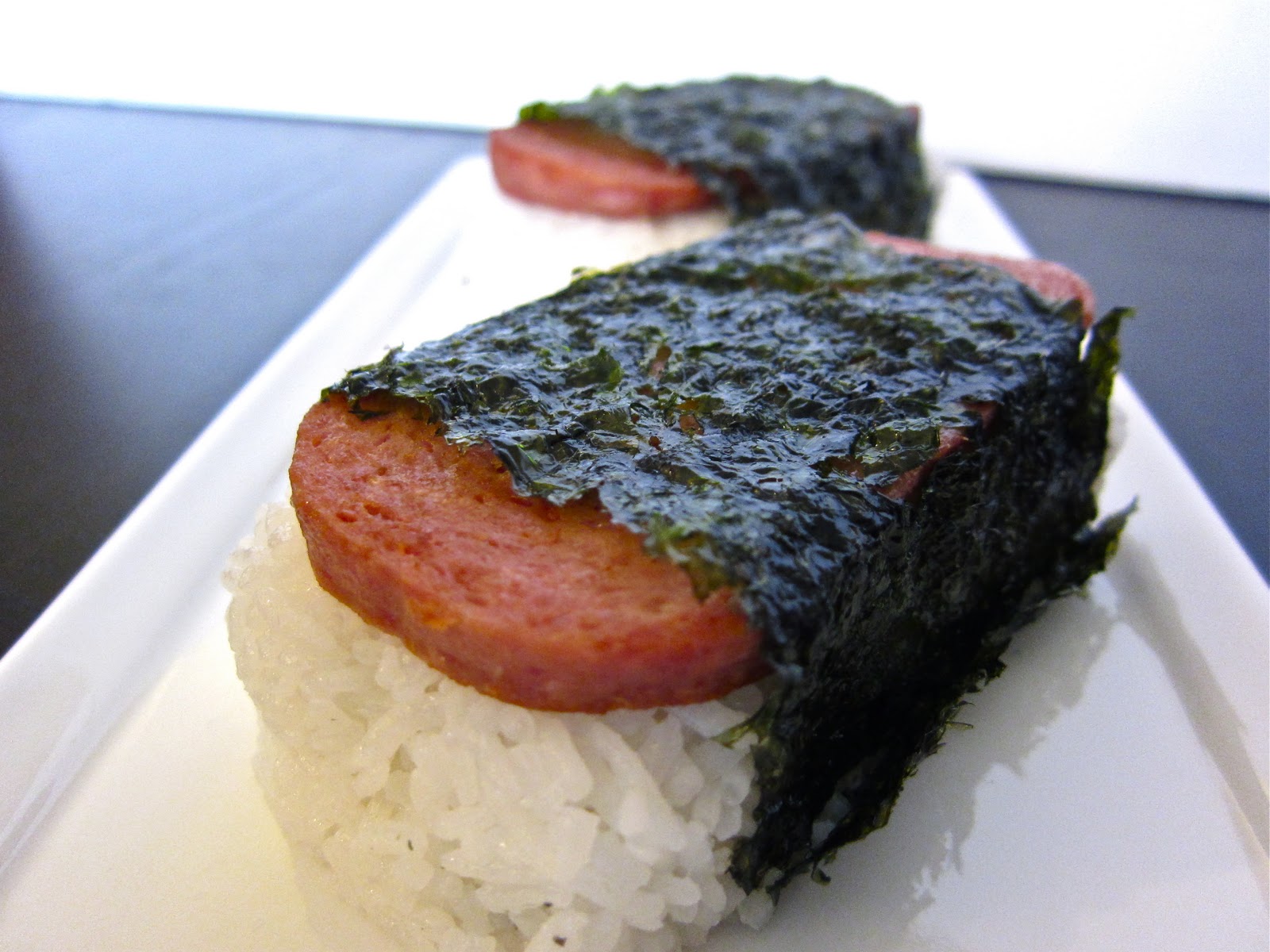 Titillating Delights: Spam musubi