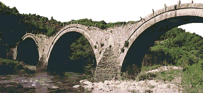 Ηλιοχώρι (Ντομπρίνοβο) - Ζαγορίου: ΔΡΟΜΟΙ ΚΑΙ ΠΕΤΡΙΝΑ ΤΟΞΩΤΑ ΓΕΦΥΡΙΑ