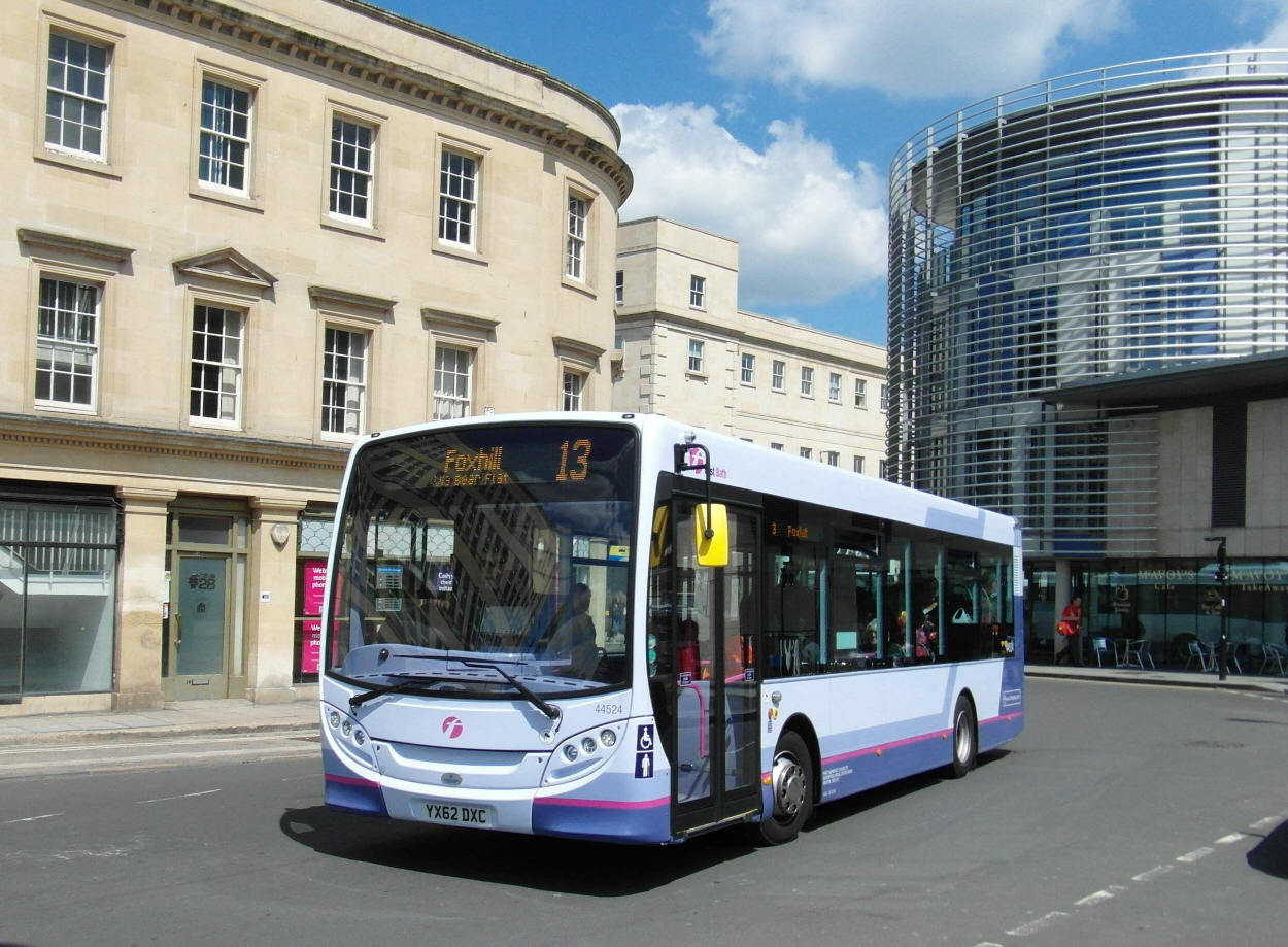 Southern England Bus Scene: Bath Time
