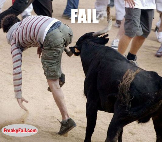 Bull Fighting Funny Pictures 2012 | All Photos in One Blog