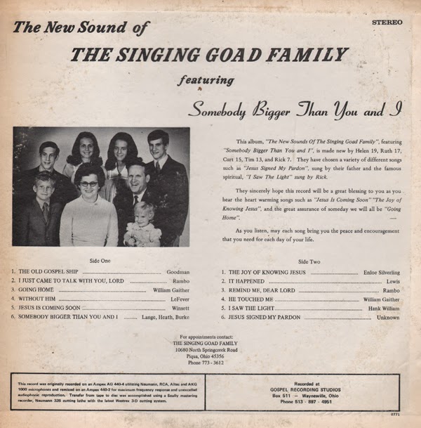 The Good, Bad & Ugly Gospel Record Barn: The New Sound Of The Singing ...