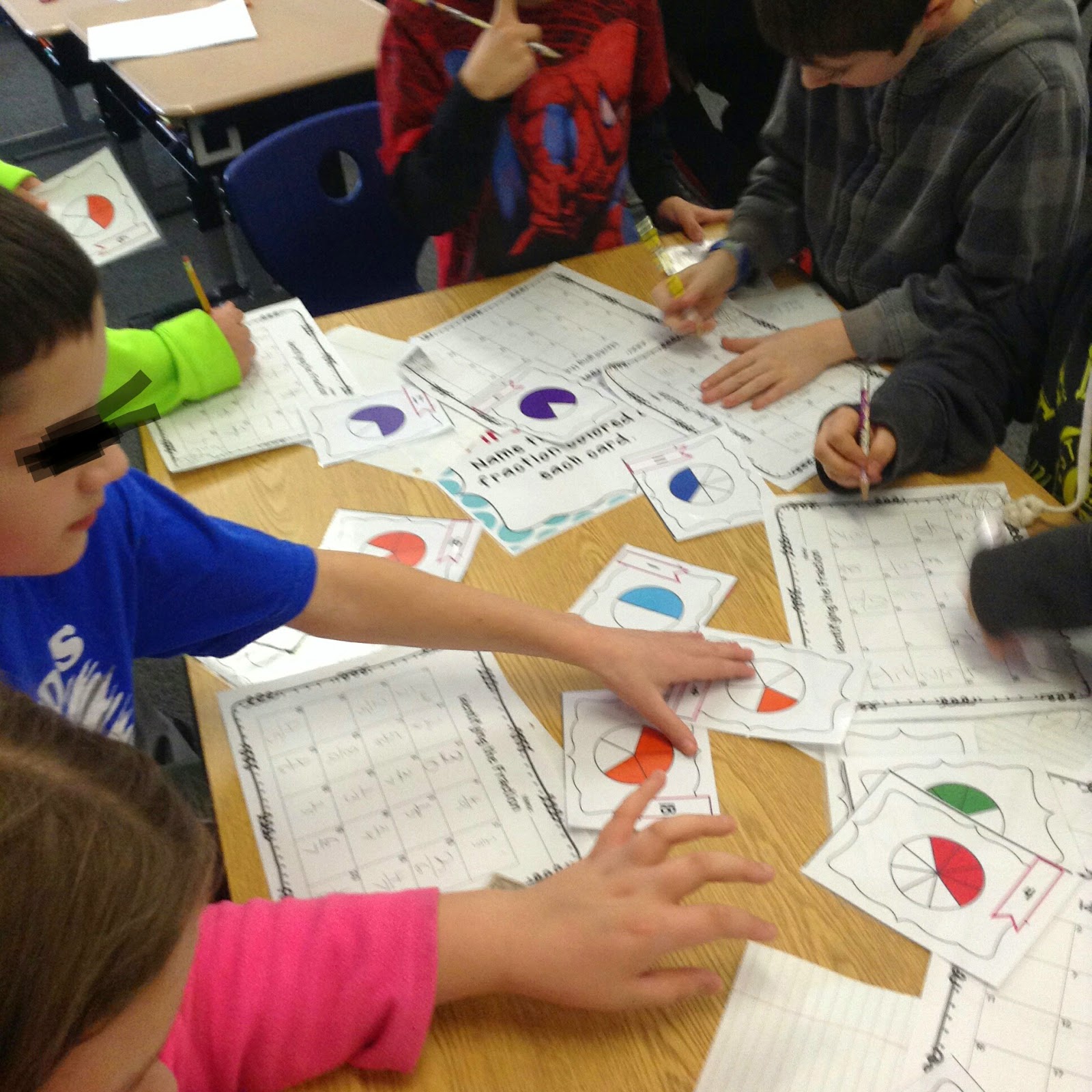 Adam Thompson's Classroom : Fraction Task Cards