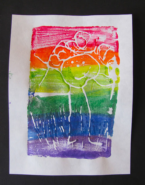 Rainbow Screen Prints | Munchkins and Mayhem
