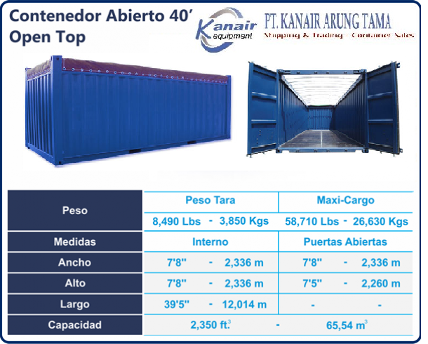 Jual Container : Spesifikasi Container