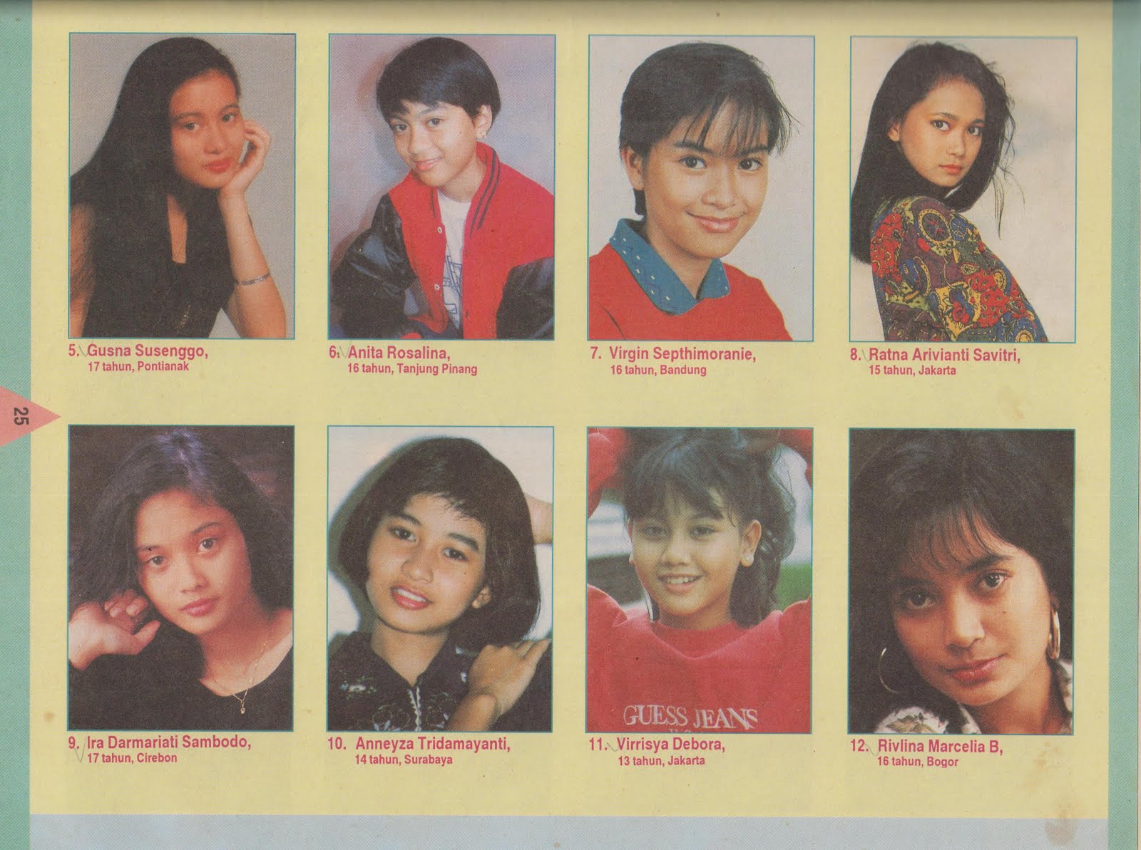 Unggulan Gadis Sampul 1992 (1) | QQ