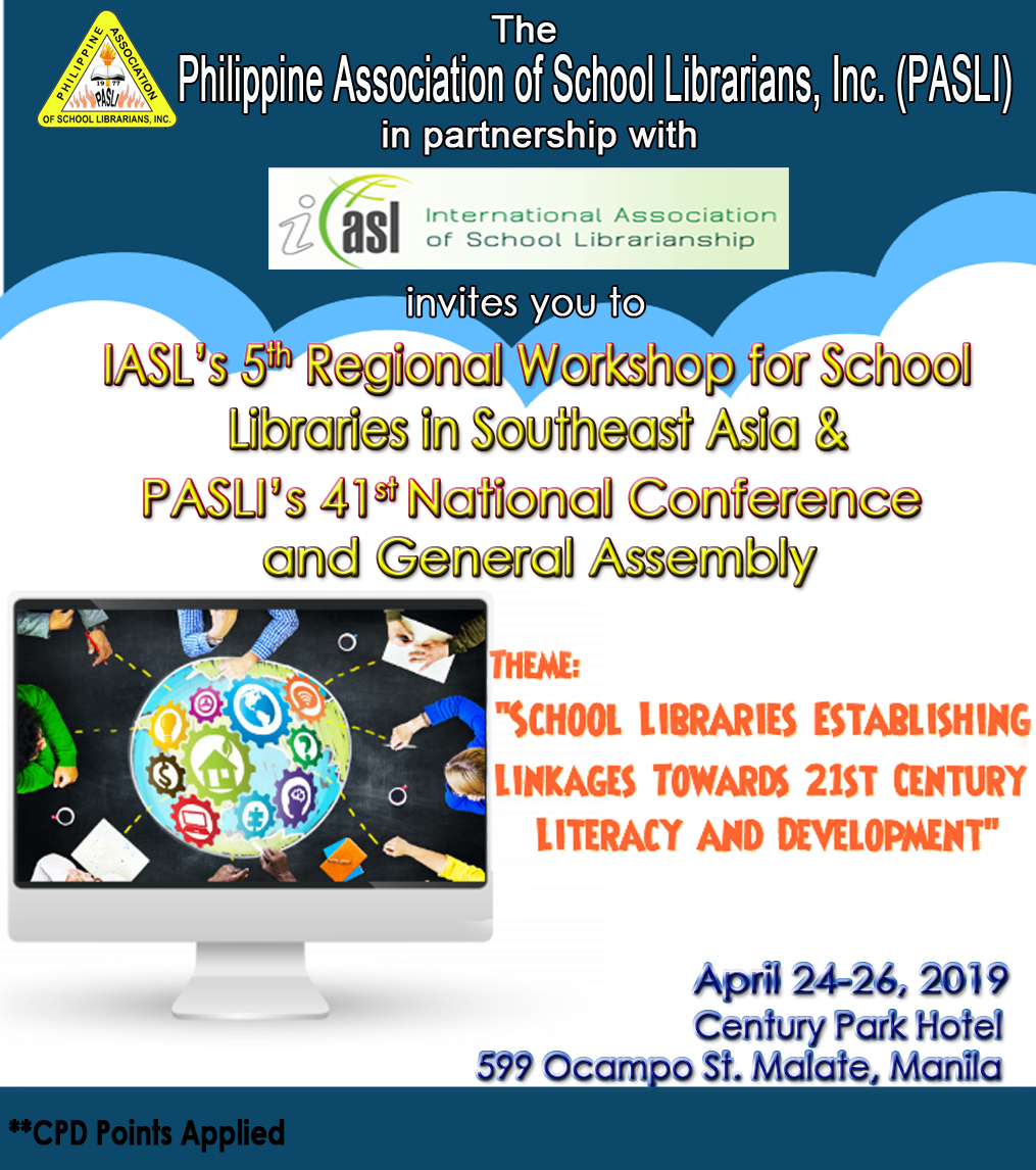 School Librarian in Action: The 41st IASL PASLI Conference 2019
