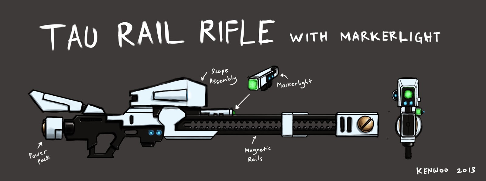 Kenneth Woo - BCT Blog: Tau Rail Rifle