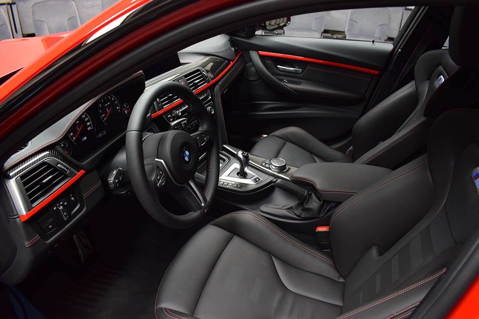 BMW M3 With Competition Package Looking Good In Ferrari Red - Types cars