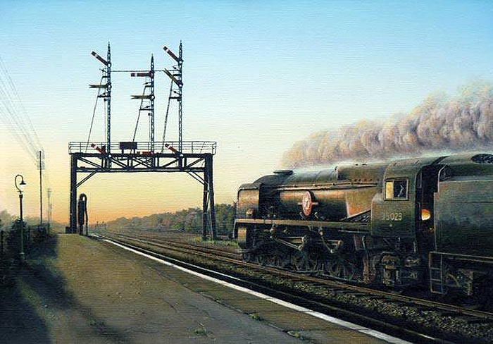transpress nz: British Railways steam loco 'Holland Africa Line' art by ... transpress nz: British Railways steam loco 'Holland Africa Line' art by ...
