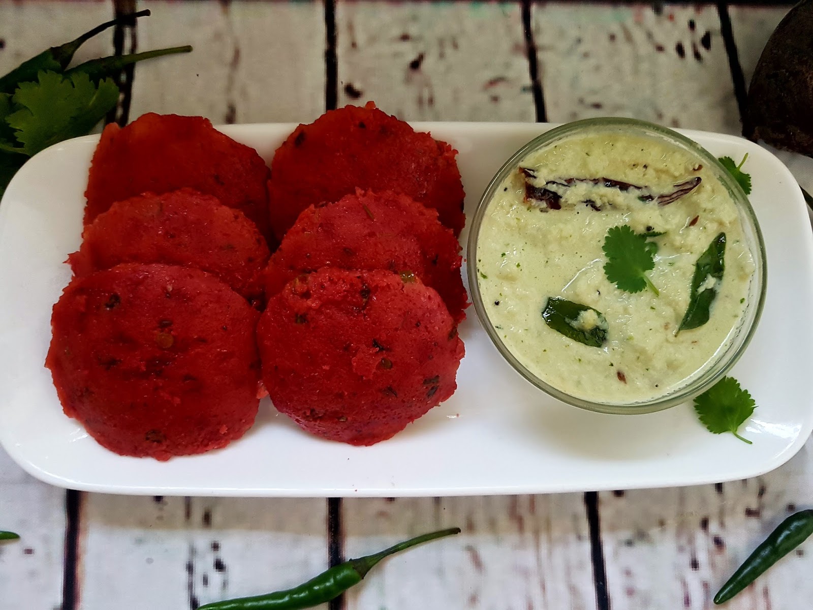Halloween Party Recipe: Instant Beetroot Idli - Aaichi Savali