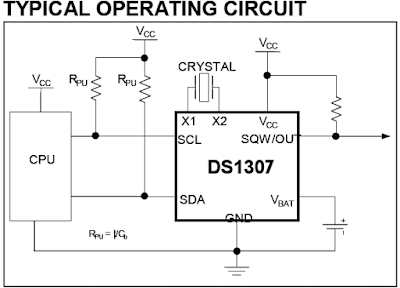 Real time clock using PIC16F877A microcontroller and DS1307 serial RTC