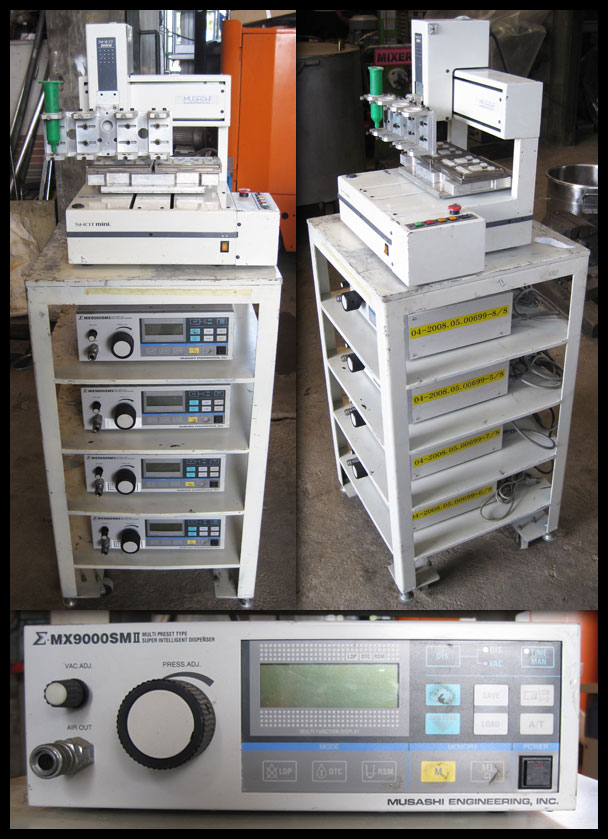 2nd MACHINE: 3-Axis robot +Dispensing machine(4 unit) +Teaching pendant ...