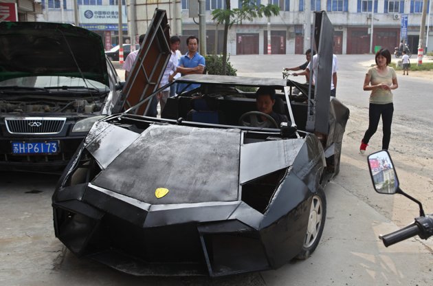 Chinese farmer builds Lamborghini from scrap metal | SANCTE PATER
