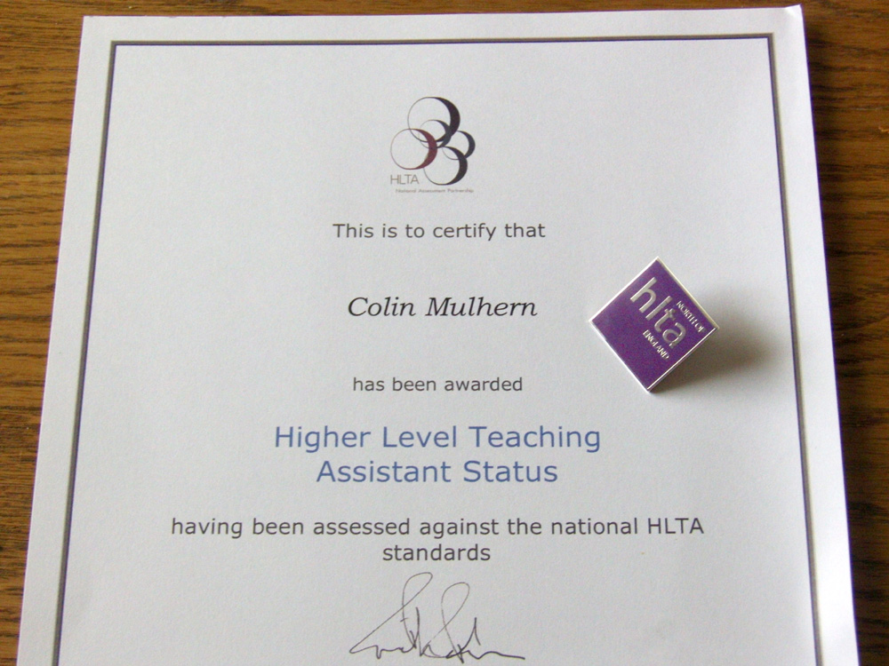 Colin Mulhern: HLTA Col
