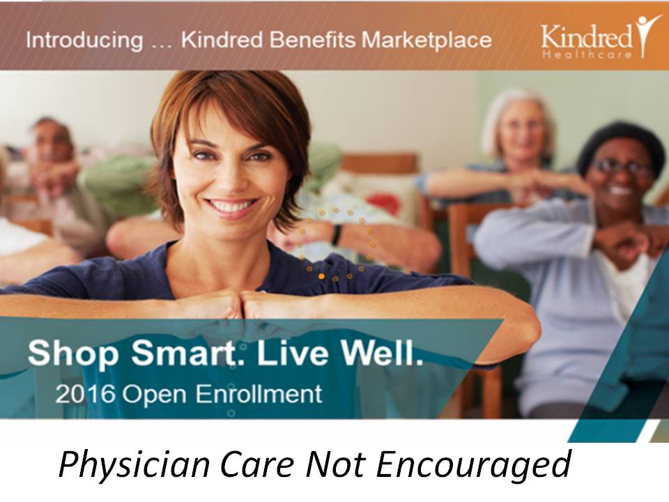 Generic Hospice: Kindred Slashes Coverage for Many Gentiva Employees