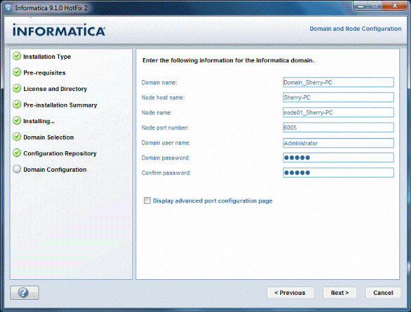 Informatica PowerCenter 9 Installation and Configuration Guide