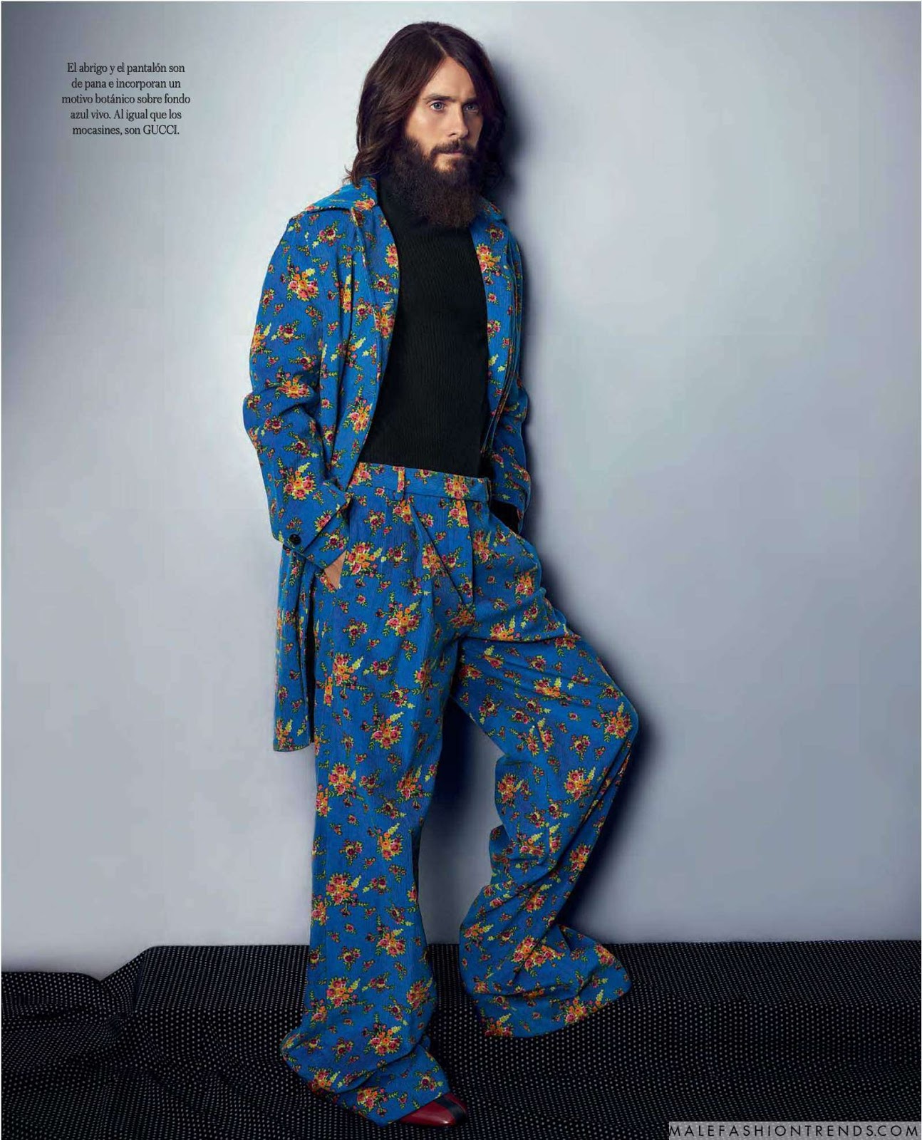 Jared Leto muestra su inconfundible estilo para ICON Magazine