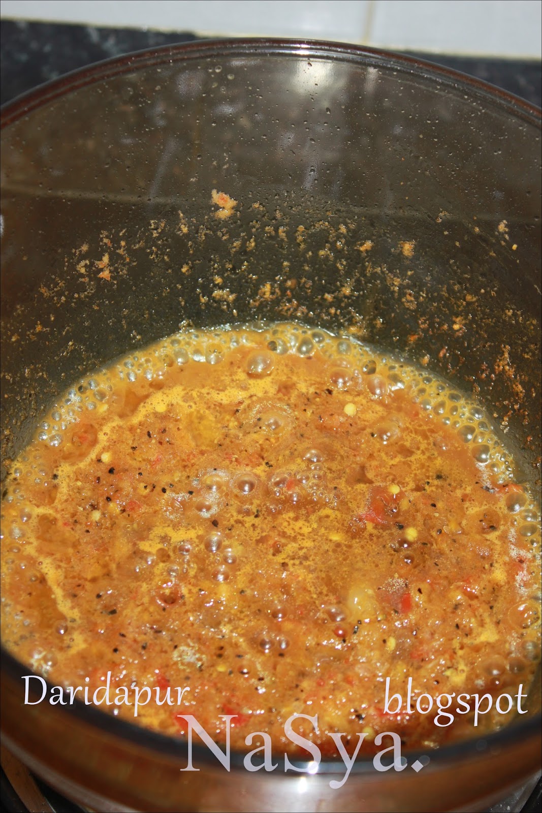 Dari Dapur NaSya: Asam rebus kembung dan betik