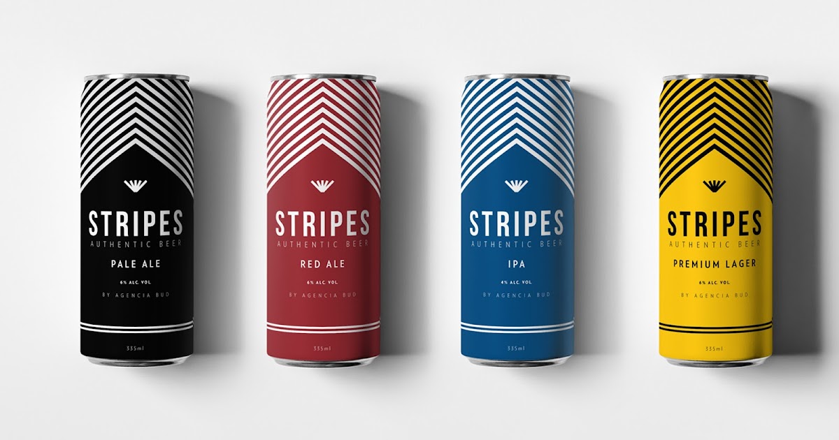 Stripes Authentic Beer on Packaging of the World - Creative Package ...