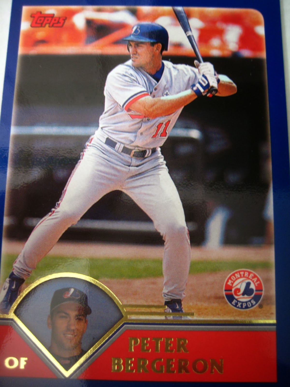 Baseball Cards Come to Life!: Player Profile: Peter Bergeron