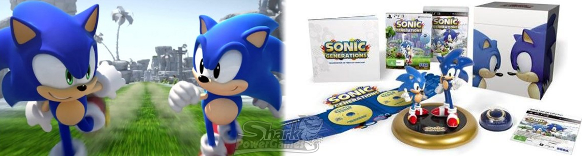 Kit de Sonic Generations terá estátua das duas gerações do Sonic e ...