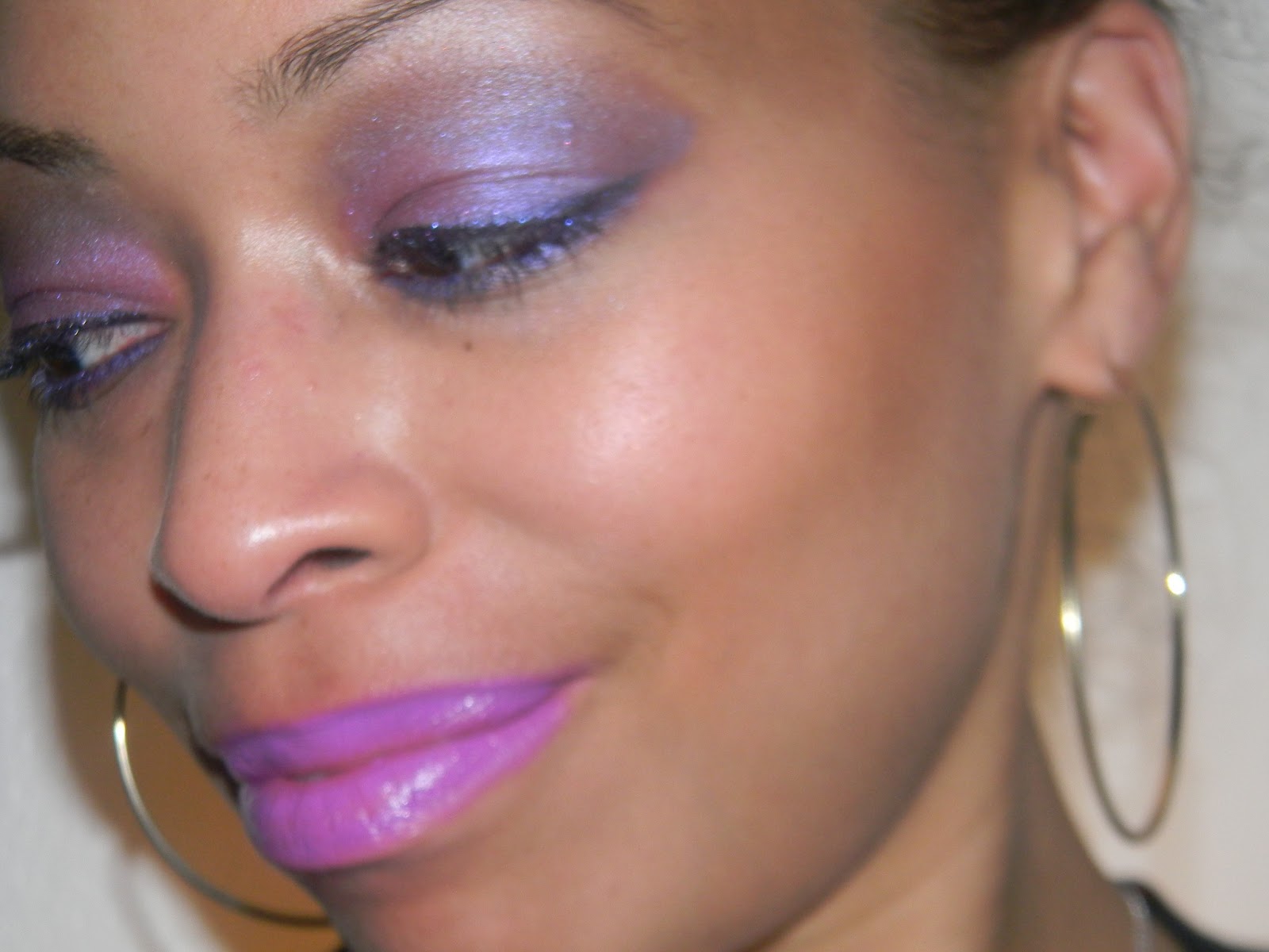 The Facets of an Odd Black Girl: Star Sapphire inspired makeup look