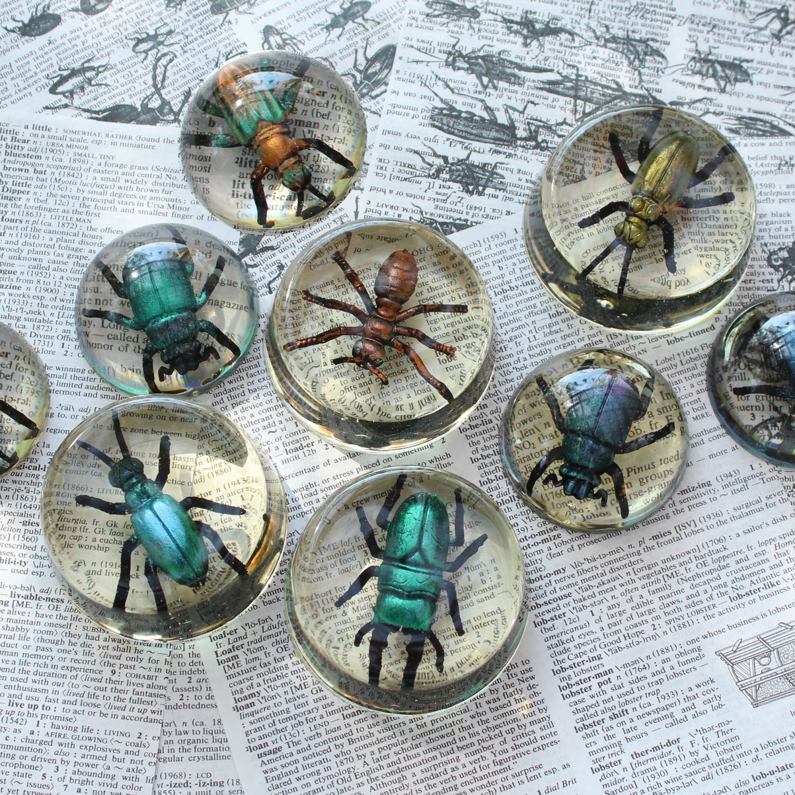 Mark Montano: Faux Bugs In Resin