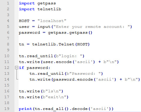 01 - Using Telnet in Python - v1 ~ 快快樂樂的Peter (Happy Peter)