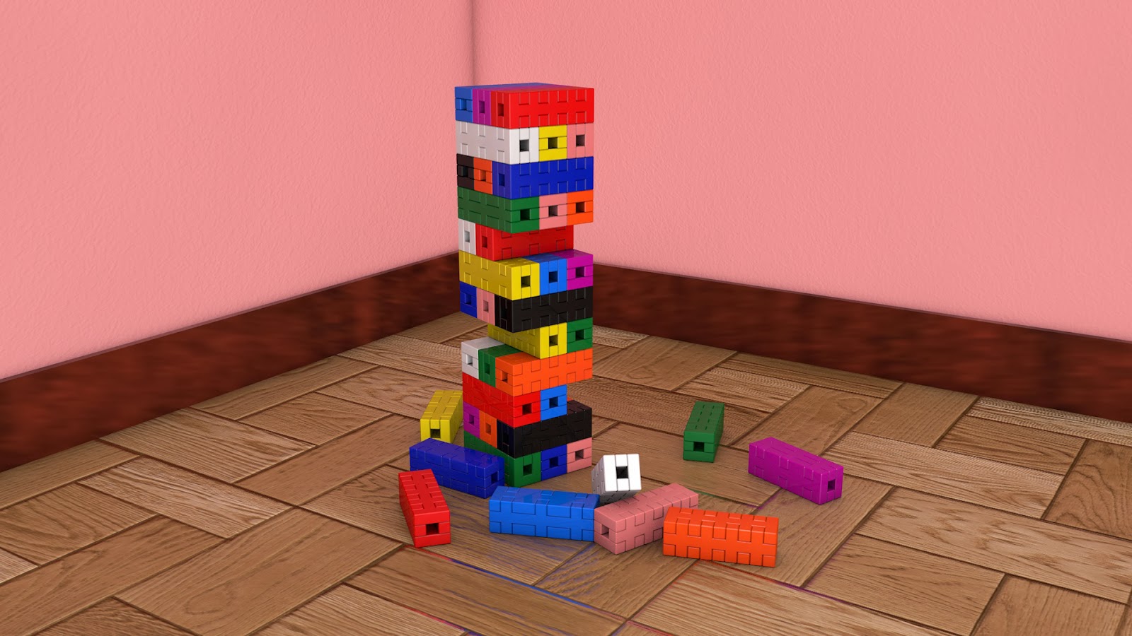 WantedBricks 20040 Brainy Toys 50 + in 1 Combo XL Building Set for Kids ...