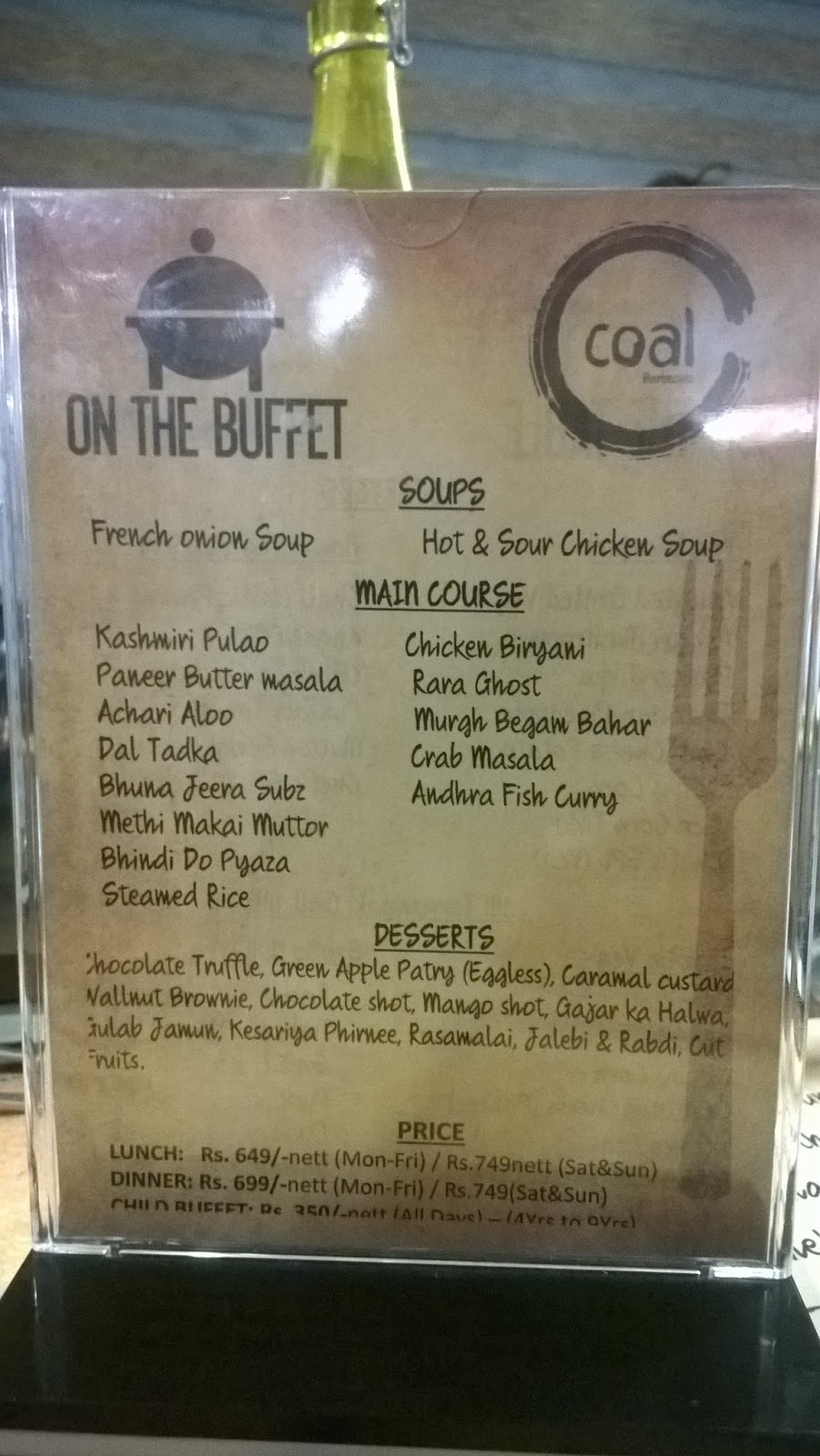 Foo(d)octor: COAL BARBECUE - VELACHERY