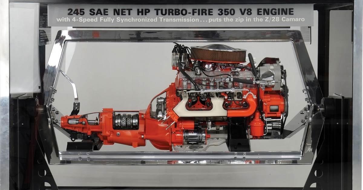 Just A Car Guy: the Chevrolet display engines and transmissions made ...