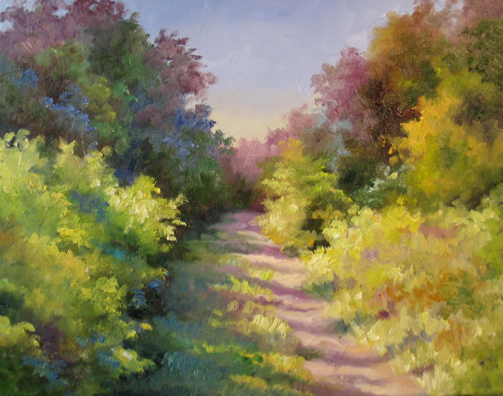 Nel's Everyday Painting: In Love with Landscape Colors - SOLD