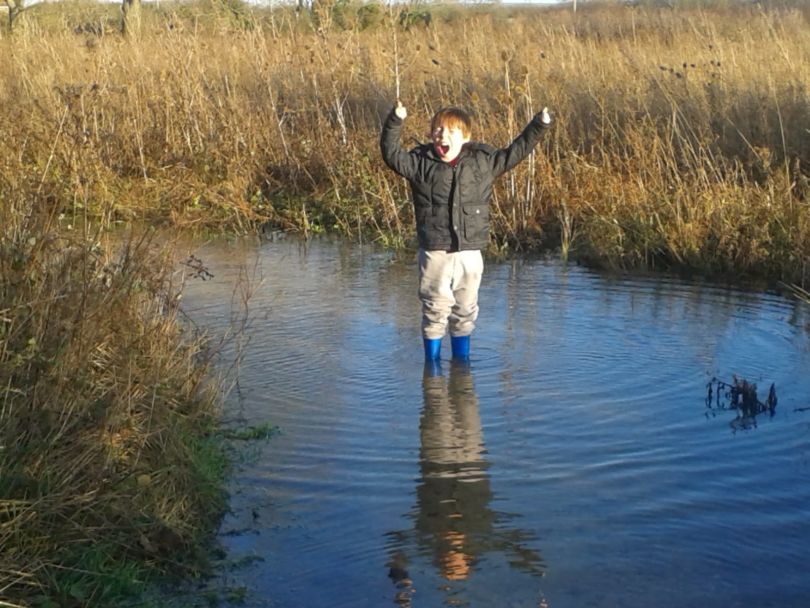 Sunday Photo; Wellies are for Puddle Jumping! | The Parent Game