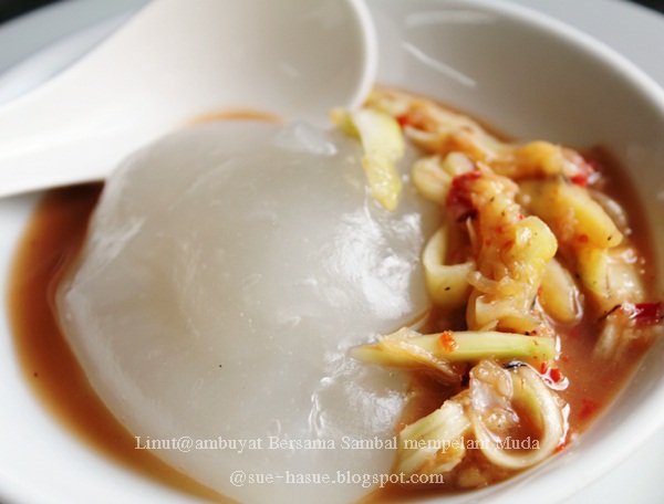 HaSue: I Love My Life: Jom Makan Linut atau ambuyat bersama sambal ...