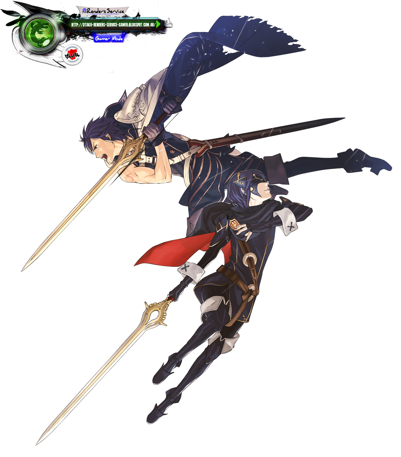 Fire Emblem Awakening:Lucina Vs Chrom Kakoiii HD Render | ORS Anime ...