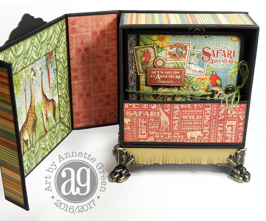 New Safari Adventure Card Tutorial is Up! Plus some Florida fun to share.