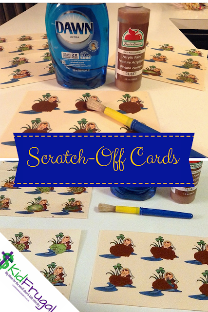Kidfrugal: DIY scratch-off cards