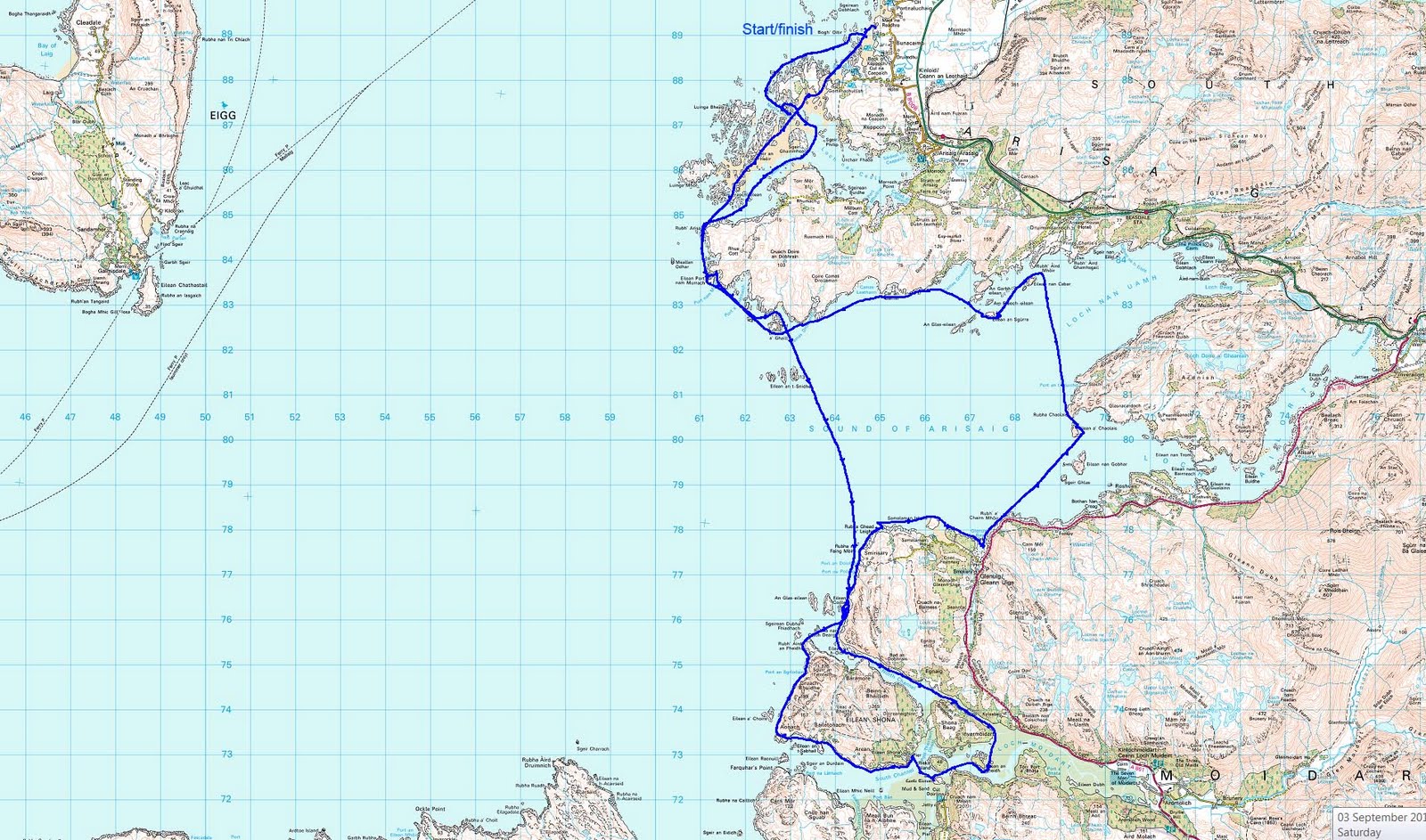 Sea kayaking with seakayakphoto.com: Sea kayaking The Sound of Arisaig and Loch Moidart.