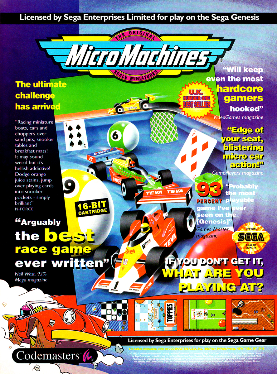 Vault 1541: Gaming Ads: Cinemaware and Codemasters